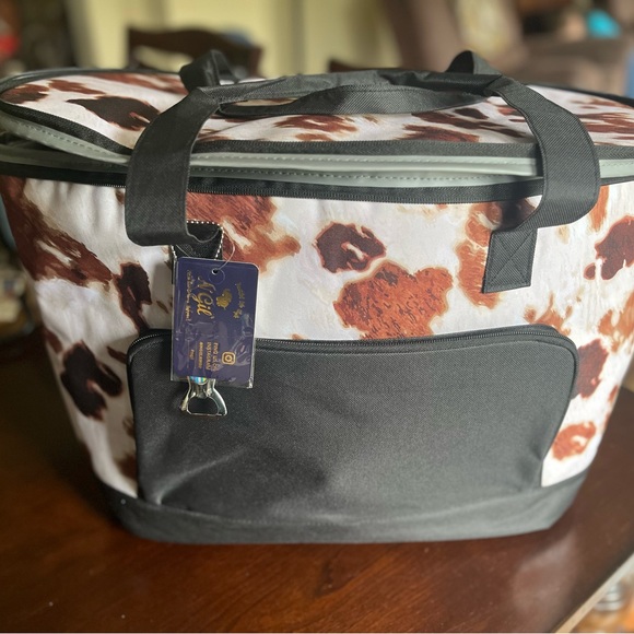 Ngil | Bags | New Ngil Cow Print Picnic Thermal | Poshmark